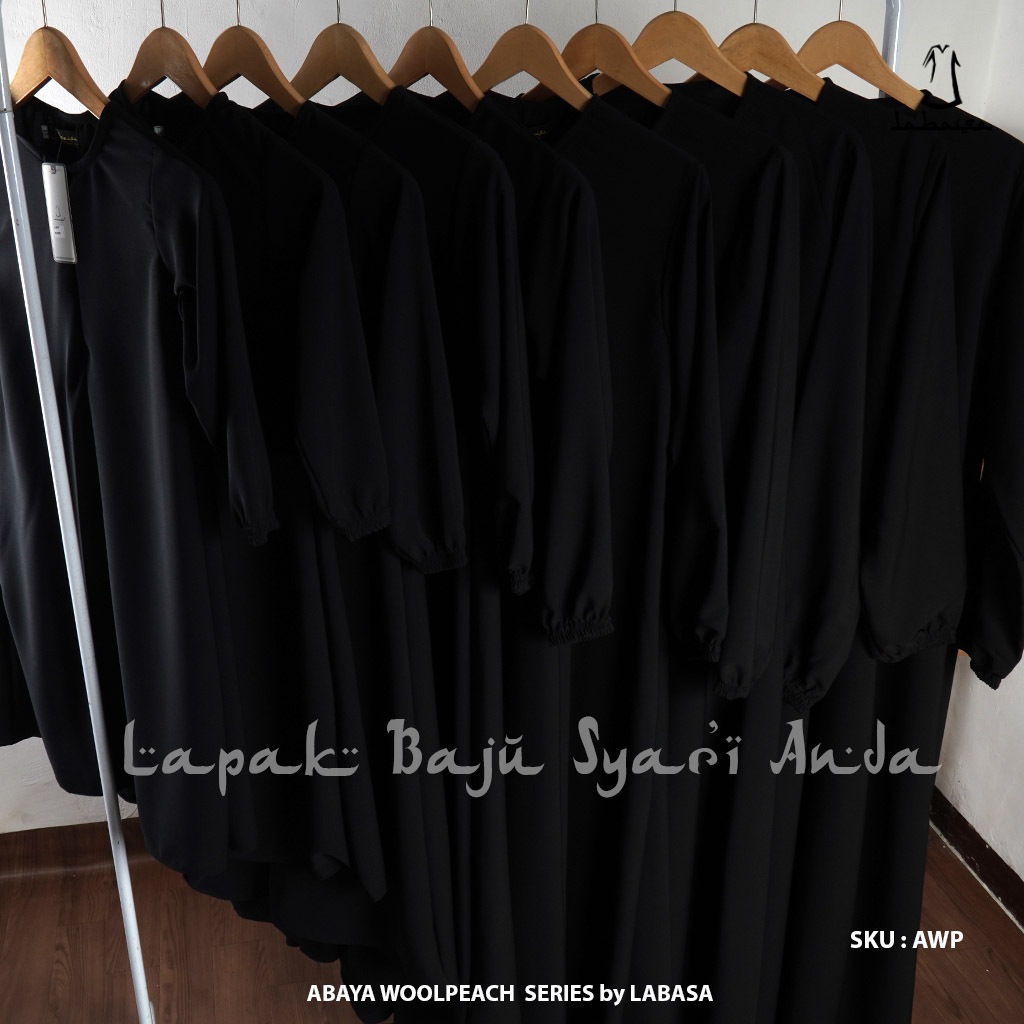 Jual Gamis Anak Dewasa Perempuan Wolfis Wolvis Woolpeach Hitam Putih ...
