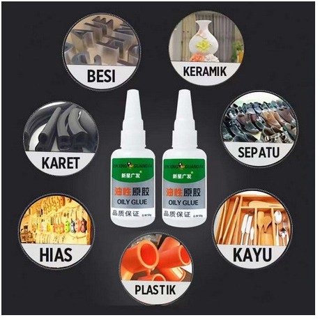 Jual Lem Setan Super Glue Serbaguna Cairan Perekat kuat Lem Korea ...