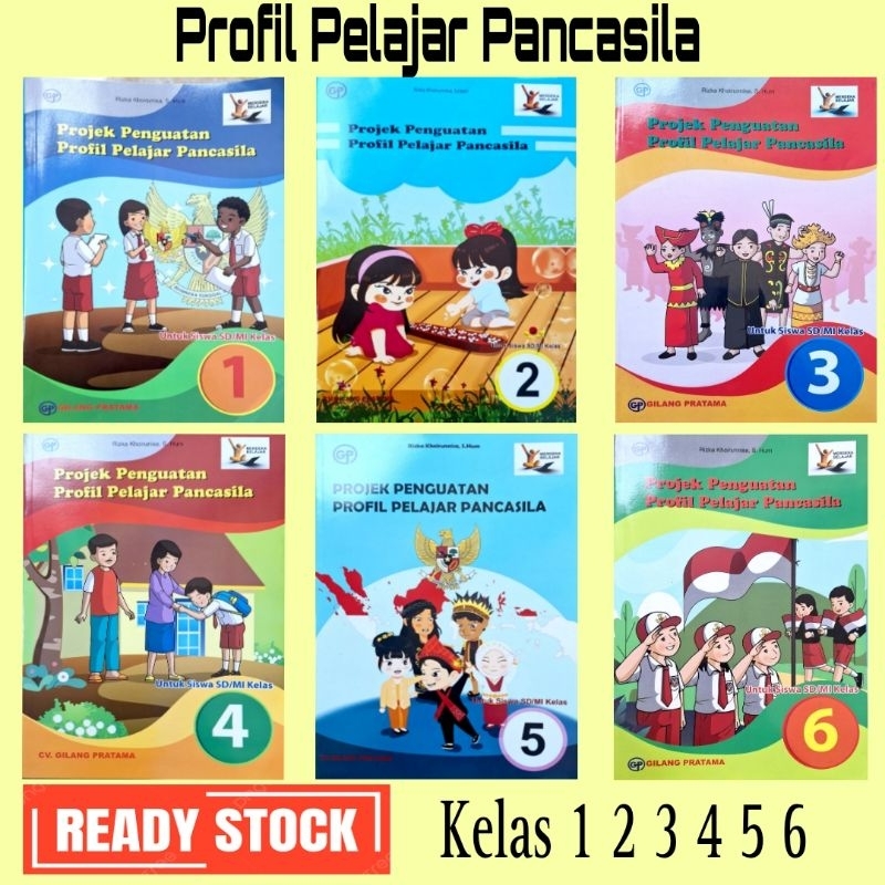Jual Buku P5 : Projek Penguatan Profil Pelajar Pancasila untuk SD / MI Kelas 1 2 3 4 5 6 ...