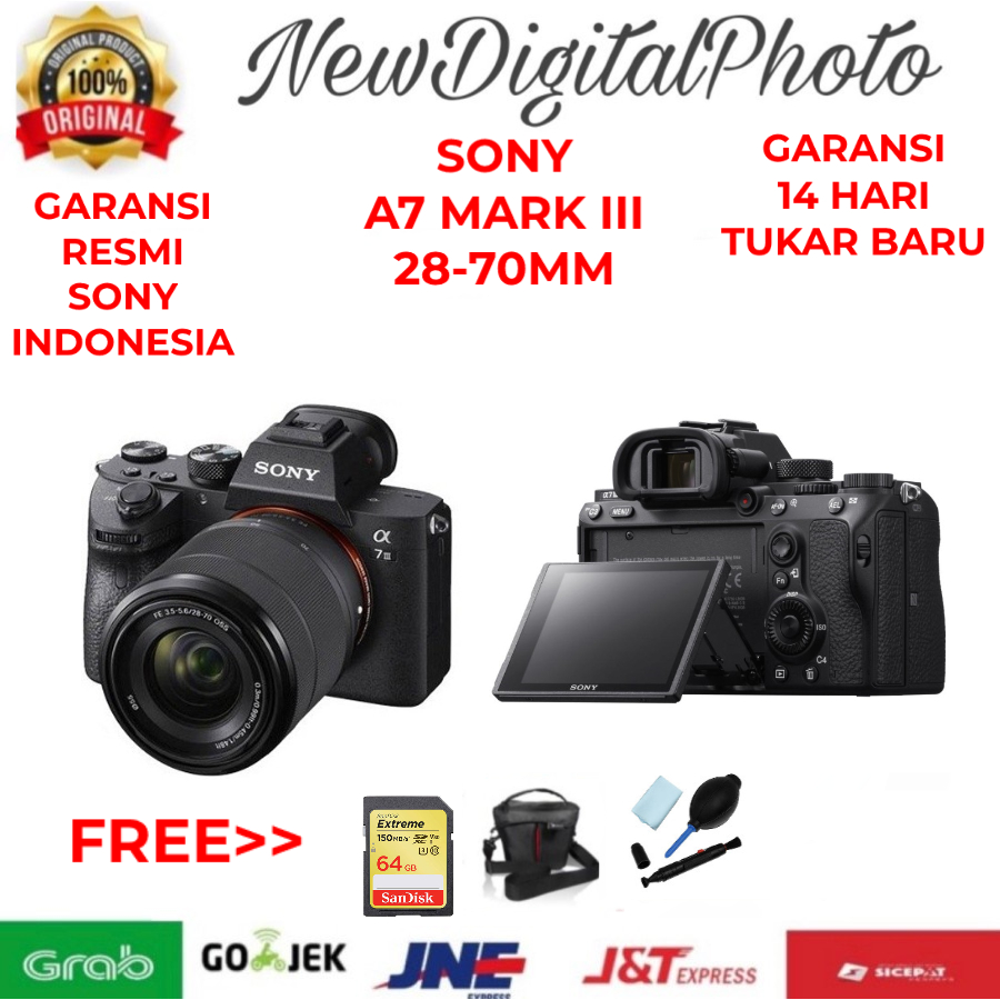 Jual SONY A7III / SONY A7 MARK III KIT 28-70mm - Sony A7 III GARANSI ...