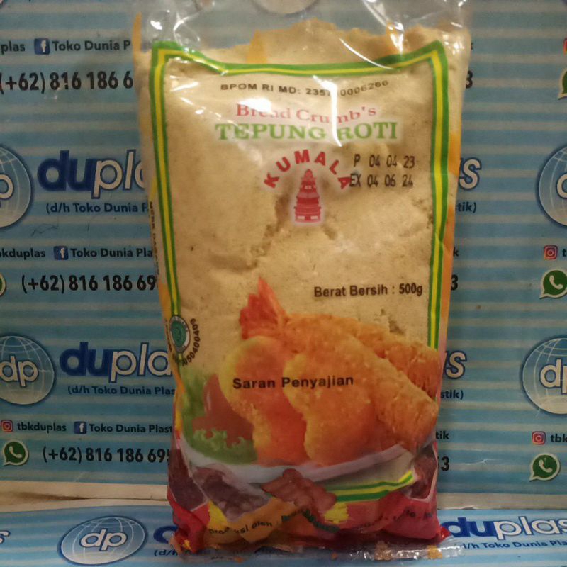 Jual Tepung Panir Kumala Tepung Roti Halus 500 gram | Shopee Indonesia