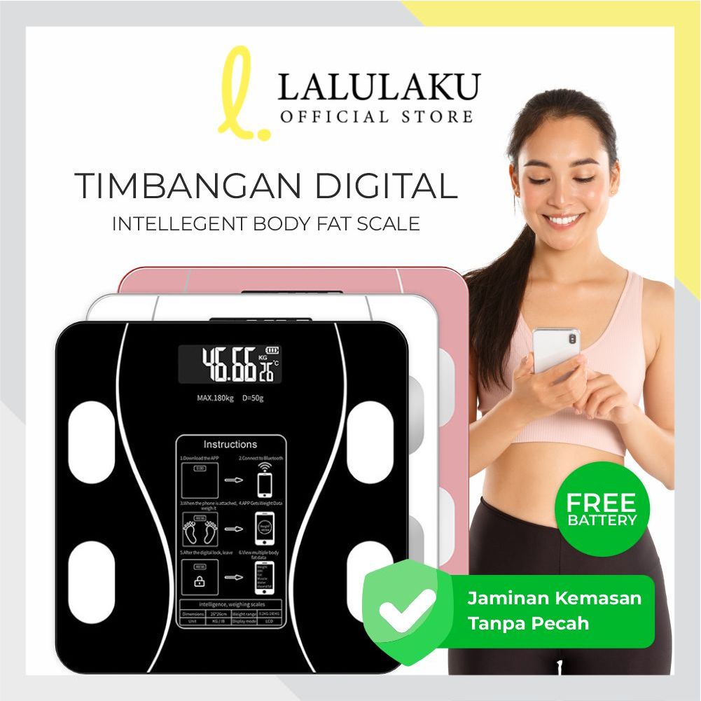 Jual Timbangan Badan Digital Body Fat Monitor with App Smart Weight ...