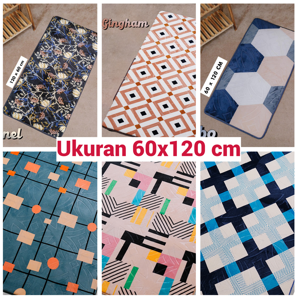 Jual Karpet Malaysia SMALL SIZE tebal 2cm (120*60CM) Anti Slip Lembut Empuk & Elegant Dekorasi ...
