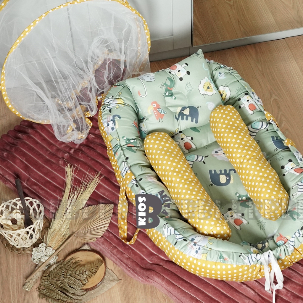 Jual PAKET KASUR BAYI BABY NEST PREMIUM DENGAN KELAMBU + FREE BANTAL ...