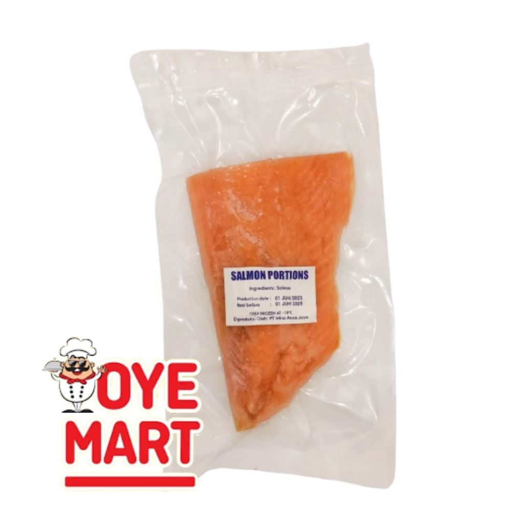 Jual IKAN SALMON PORTION 100GR/IKAN SALMON FRESH FROZEN | Shopee Indonesia