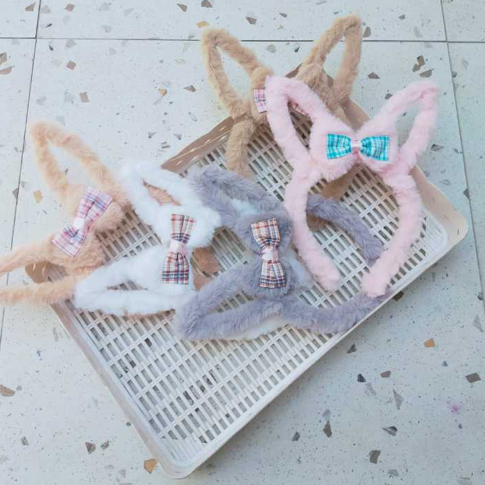 Jual Bando fluffy Kuping Kelinci - Bando Anak Rabbit Pita - Headband ...