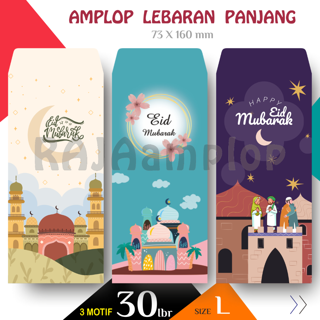 Jual RAJAamplop [Paket 40/30/20 lbr] - Angpao THR Lebaran Idul Fitri ...