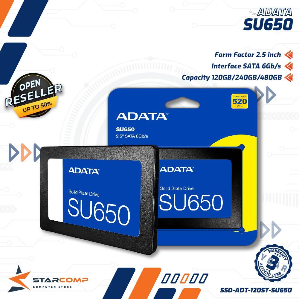 Jual SSD ADATA SU650 Ultimate 120GB/ 240GB/ 256GB/ 480GB/ 512GB/ 1 TB ...