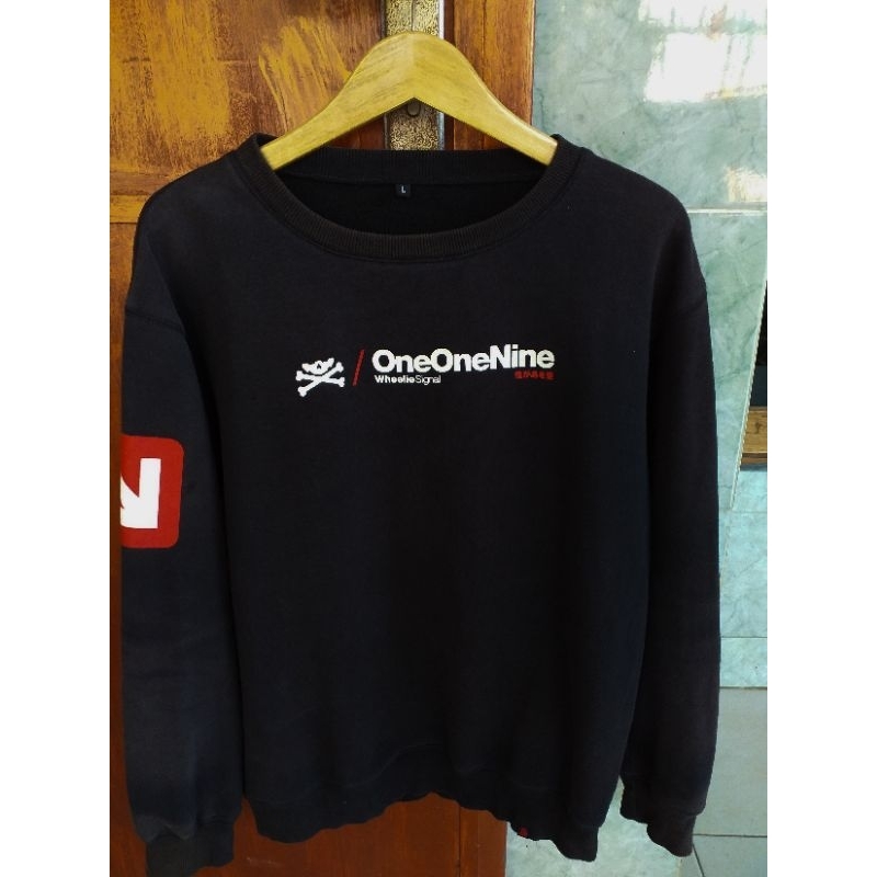 Jual Crewneck Wheelie Signal Black Series || Ksr Oneonenine || Sweater ...