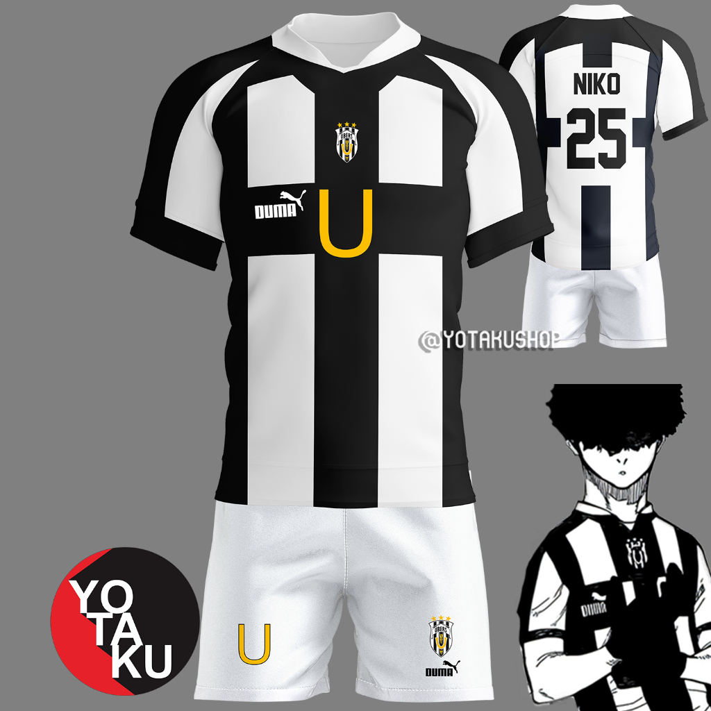 Jual Jersey Anime Cosplay Blue Lock UBERS Ikki Niko Full Set YOTACOS ...