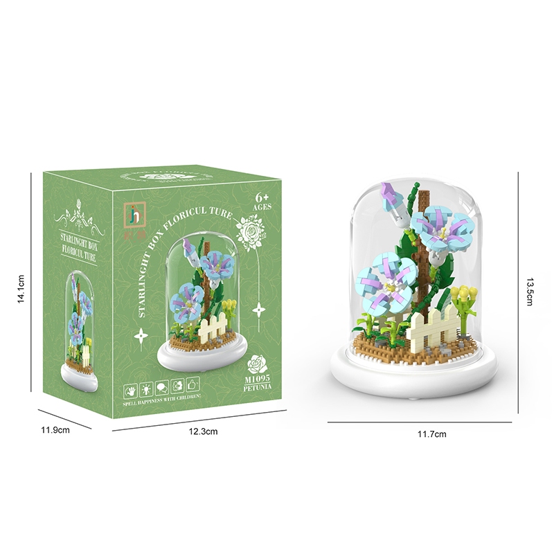 Jual Mainan DIY Nano Block Bunga Flowers Rakitan Balok Bangunan Buket ...