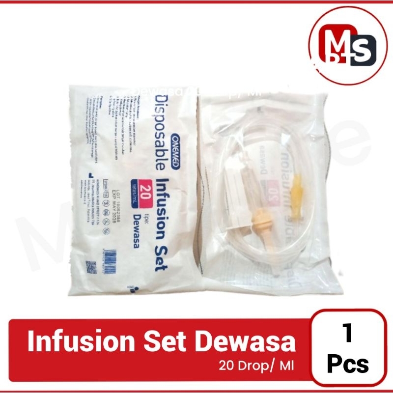 Jual Medisafe Infuset Dewasa & Anak Onemed Infusion Set / Satuan ...