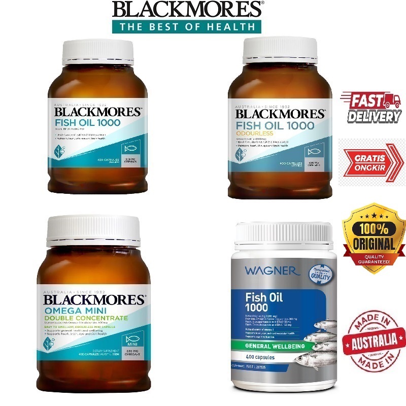 Jual Wagner Fish Oil / Blackmores Fish Oil 1000 / Blackmores Odourless ... Jual Wagner Fish Oil / Blackmores Fish Oil 1000 / Blackmores Odourless ...