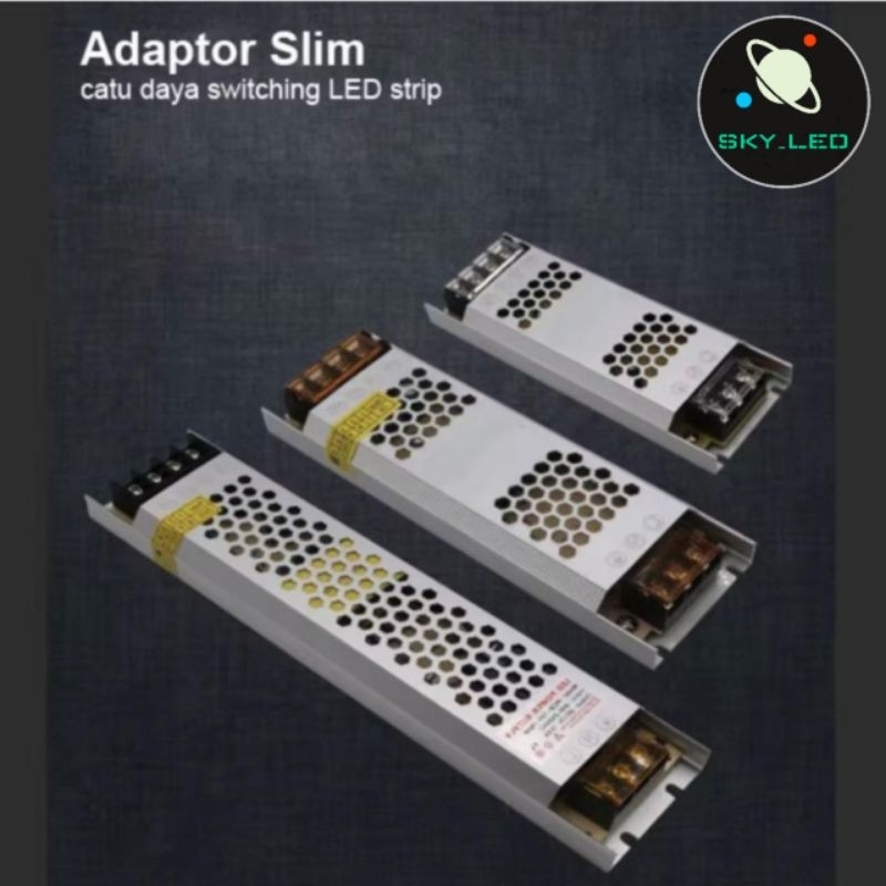 Jual Trafo LED Strip 3A 5A 10A 15A 12v Power Supply Slim Tipis AC DC Travo GARANSI | Shopee ...
