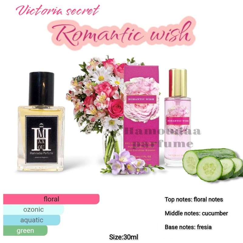 Jual parfum romantic wish/roman wish ukuran 30ml aroma tahan lama dan ...