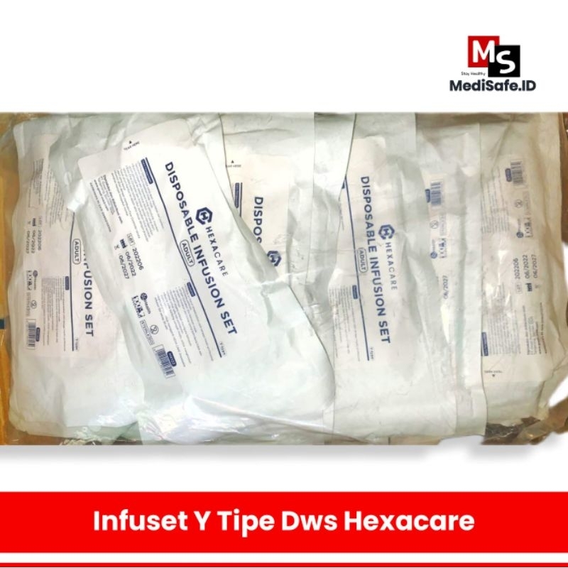 Jual Medisafe Infuset Y Tipe + Air Vent Infusion Set / Pack | Shopee ...