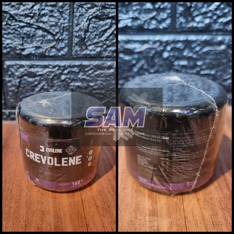 Jual Suplemen Fitness EVOLENE Crevolene 165 gram Creatine Monohydrate ...