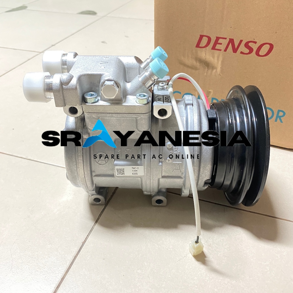Jual Kompresor Compressor Isuzu Elf/ Mini bus 12 Volt Ori Denso 10PA17C ...