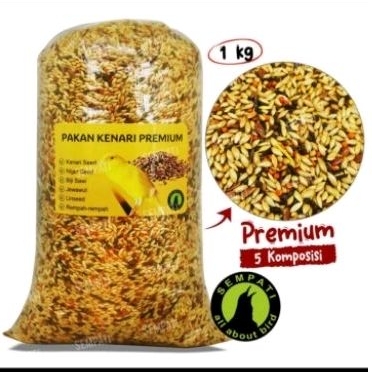 Jual Pakan Kenari Mix Premium Khusus Kenari Finch Blackthroat Yorkshire ...