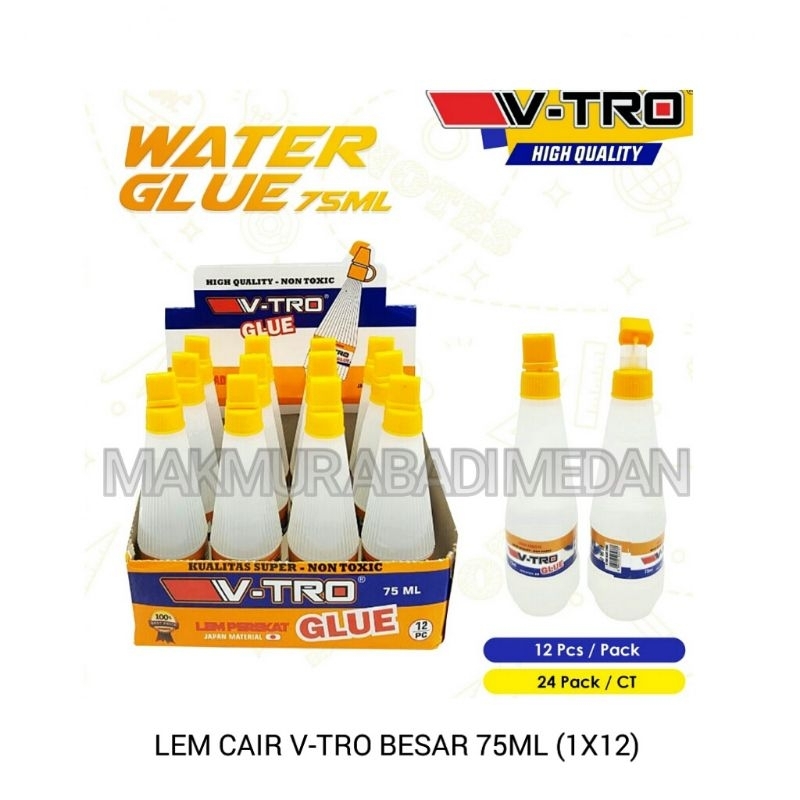 Jual (1Pcs) Lem Cair V-Tro Besar 75 ml/Lem Glue Montana Besar 75 ml/Lem ...