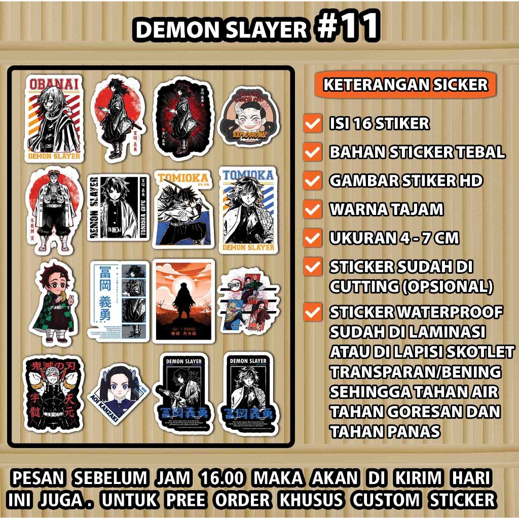 Jual 368 PCS Sticker Muzan Kibutsuji Demon Slayer - Muzan Kibutsuji ...