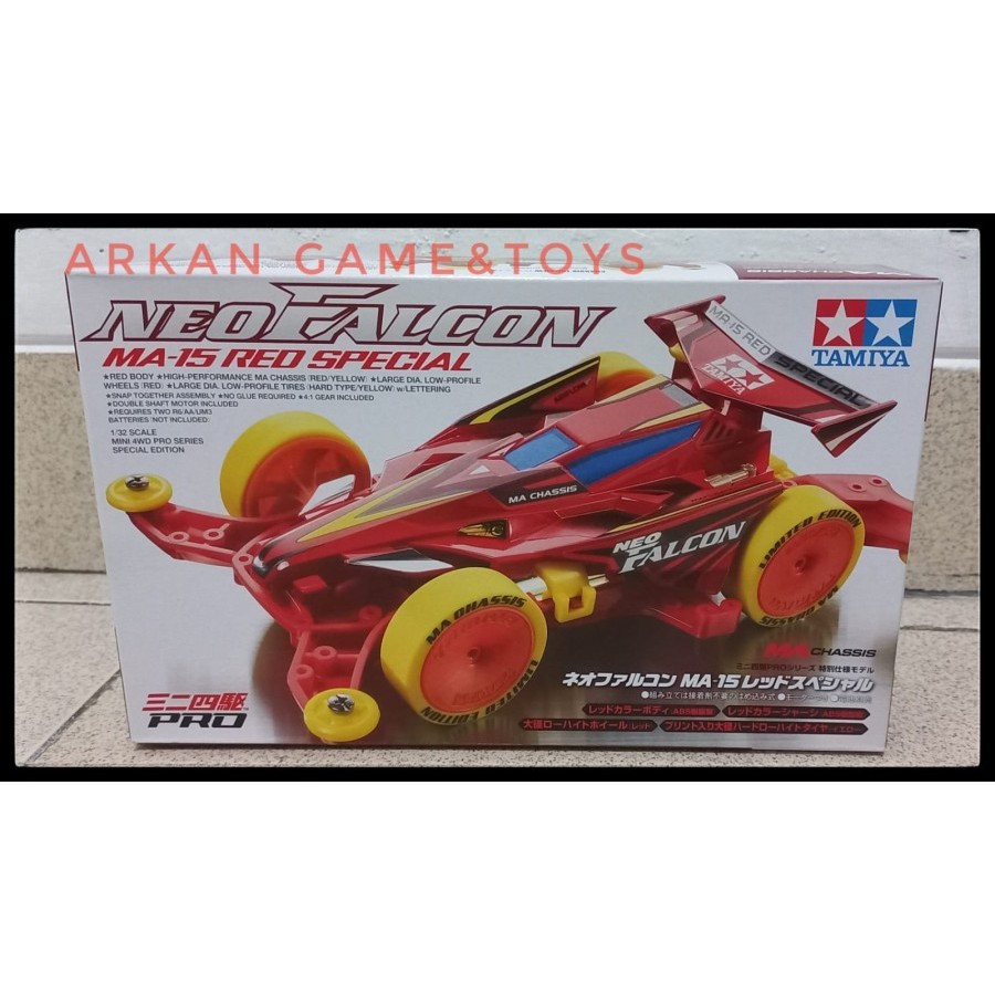 Jual Tamiya Mini 4wd Neo Falcon Red Special Tamiya 92313 | Shopee Indonesia
