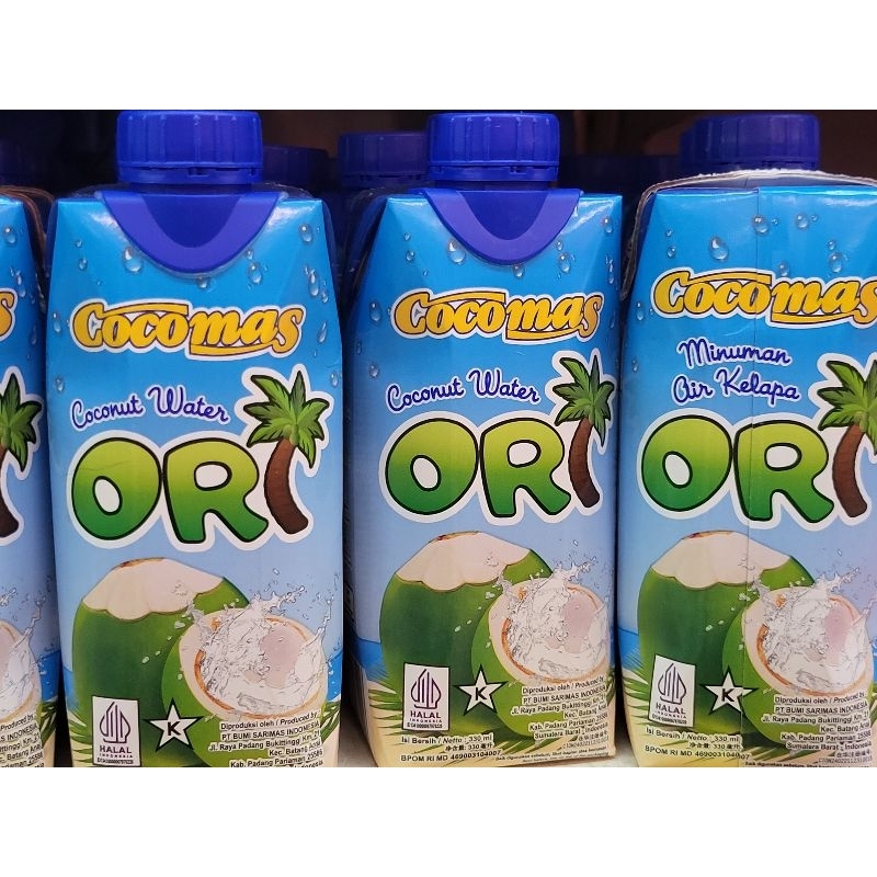 Jual Cocomas coconut water ori 330ml | Shopee Indonesia