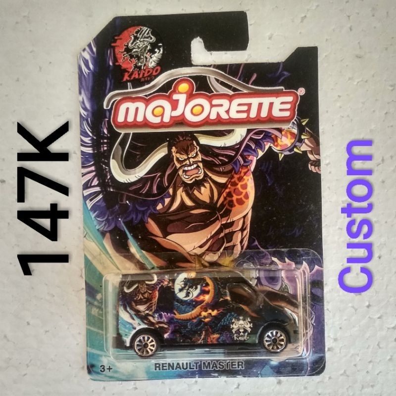 Jual Diecast Majorette Renault Master Custom Kaido One Piece | Shopee ...