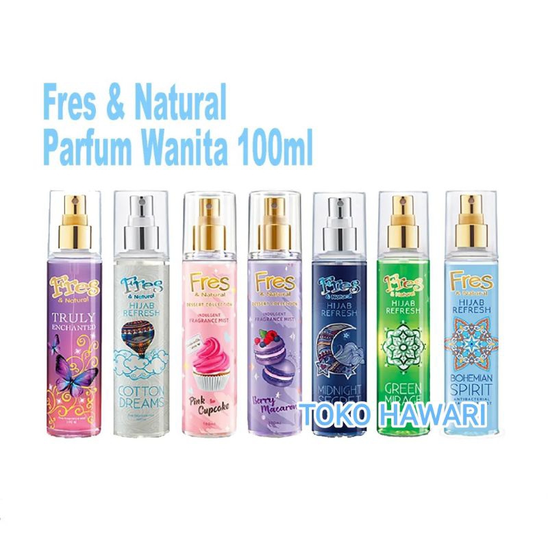 Jual Fres & Natural Spray & Cologne | Hijab Refresh - 100ml | Shopee ...