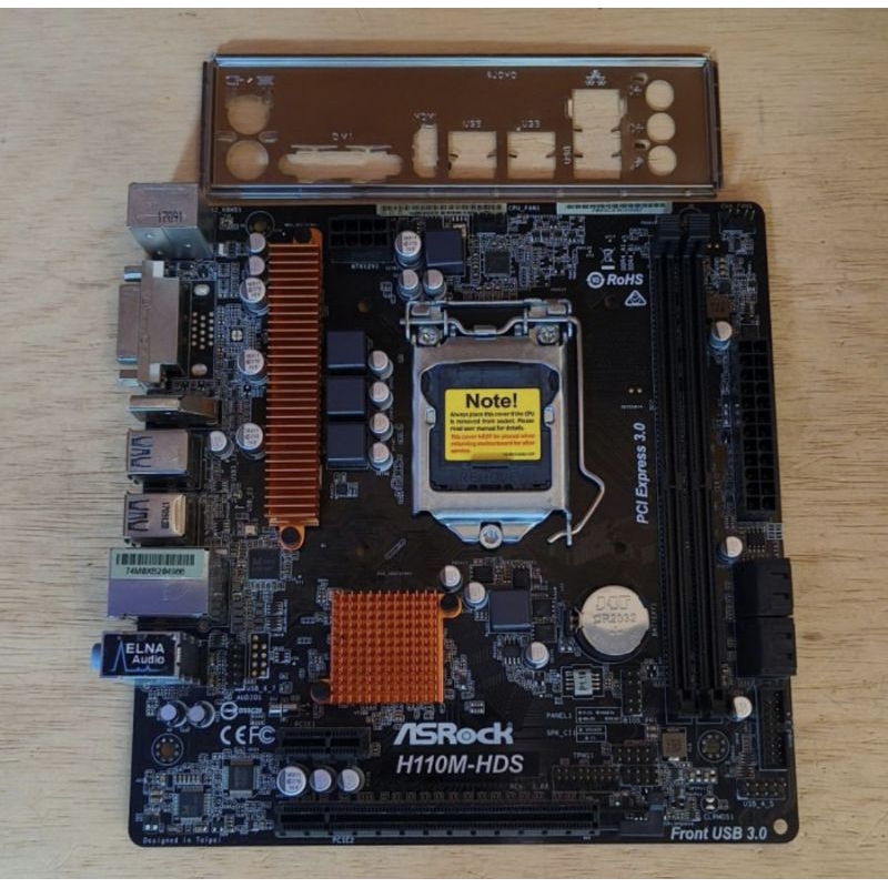 Jual MOBO/MOTHERBOAD ASROCK H110M, DDR4 / LGA 1151 | Shopee Indonesia