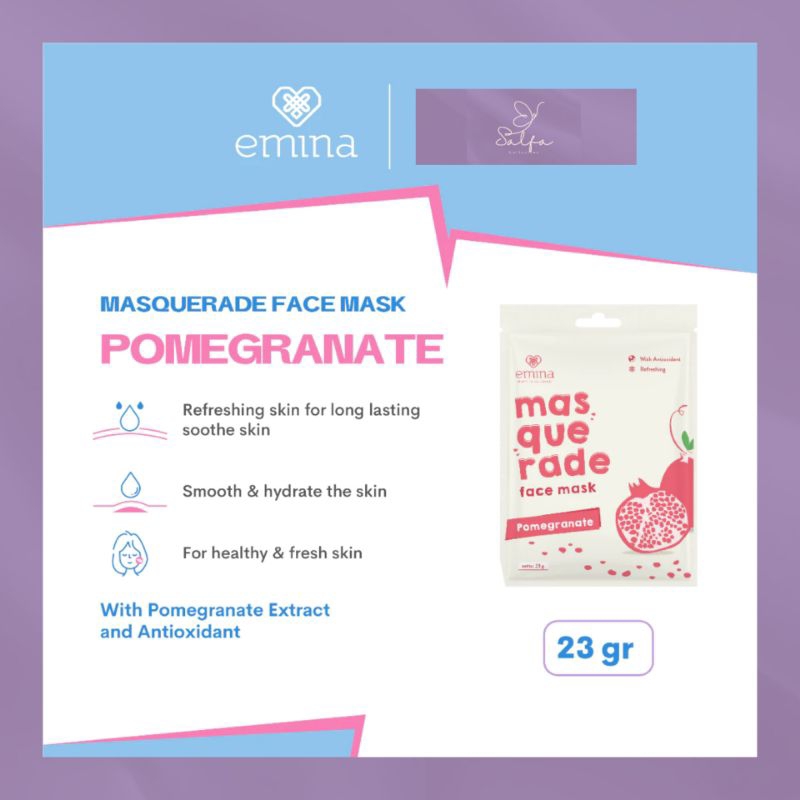 Jual EMINA Masquerade Sheet Mask 23g | Shopee Indonesia