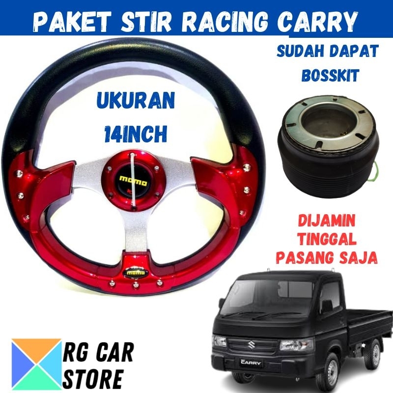 Jual Paket Stir Racing Carry Ukuran 13inch dan 14inch Dijamin PnP Berkualitas | Shopee Indonesia