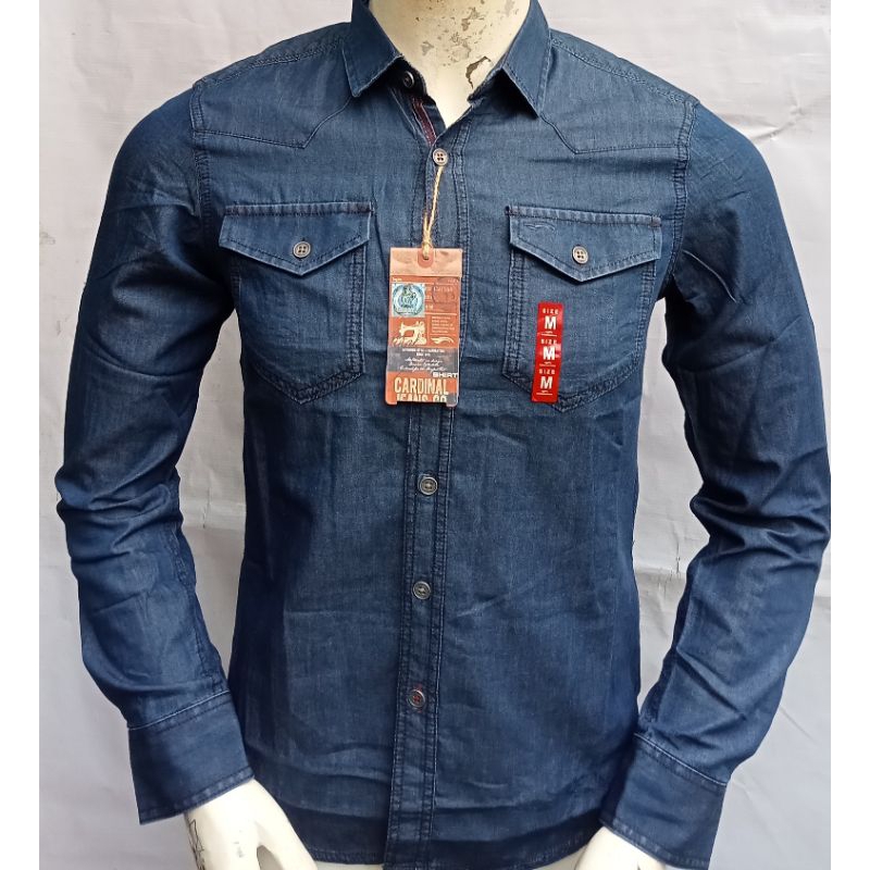 Jual KEMEJA CARDINAL SLIM FITT LENGAN PANJANG ORIGINAL | Shopee Indonesia