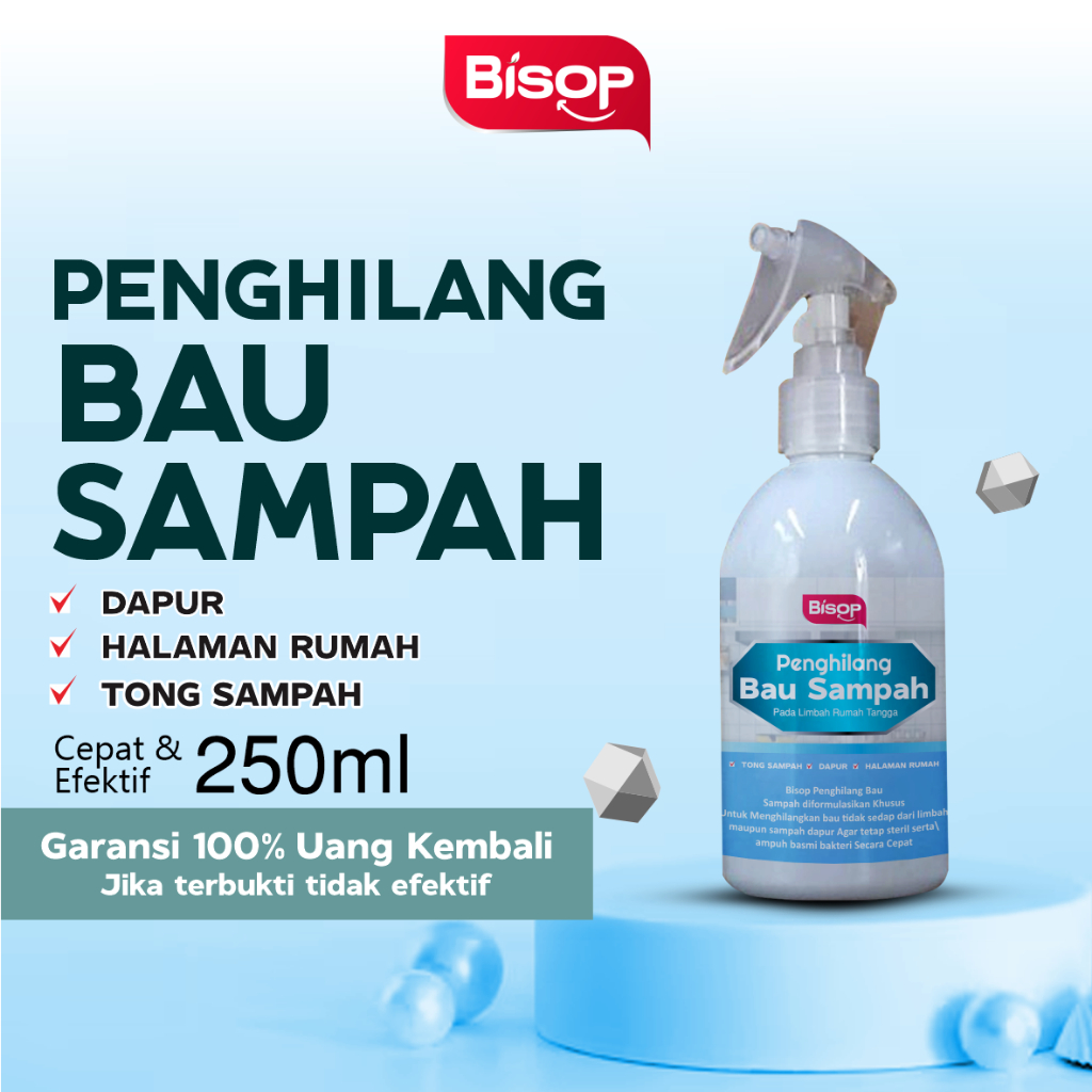Jual BISOP Penghilang Bau Sampah / Anti Bau Limbah Rumah Tangga Alami ...