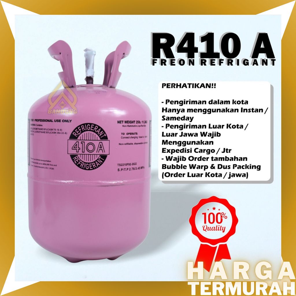 Jual REFRIGERANT R410 A | REFRIGERANT R 410 DAN ISI TABUNG DAN ISI 11,3 KG | REFRIGERANT AC R410 ...