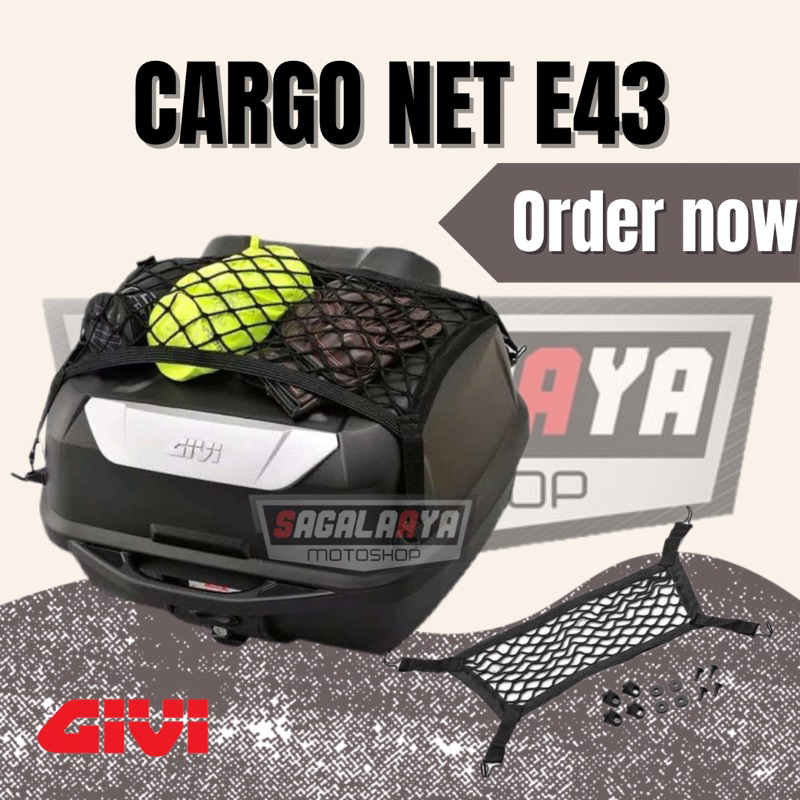 Jual CARGO NET GIVI e43 ( jaring atas ) box givi e43 adv e43adv original | Shopee Indonesia