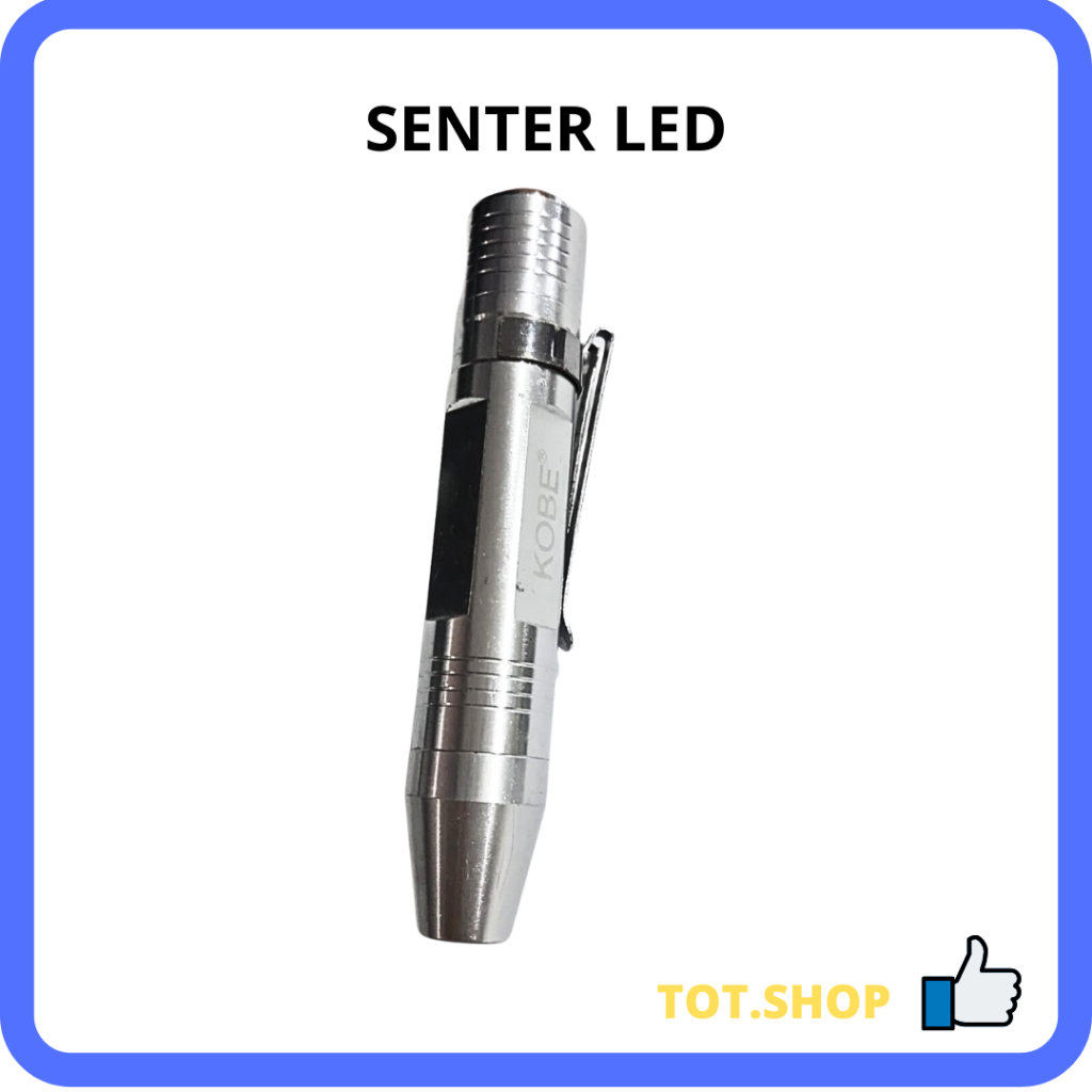 Jual Senter LED Baterai AA Model Pena Super Bright | Shopee Indonesia