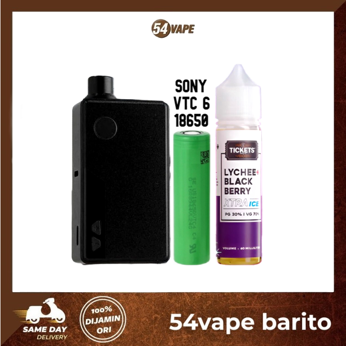 Jual Rincoe Mayday AIO Kit + Battery Sony VTC 6 18650 + Liquid Ticket ...