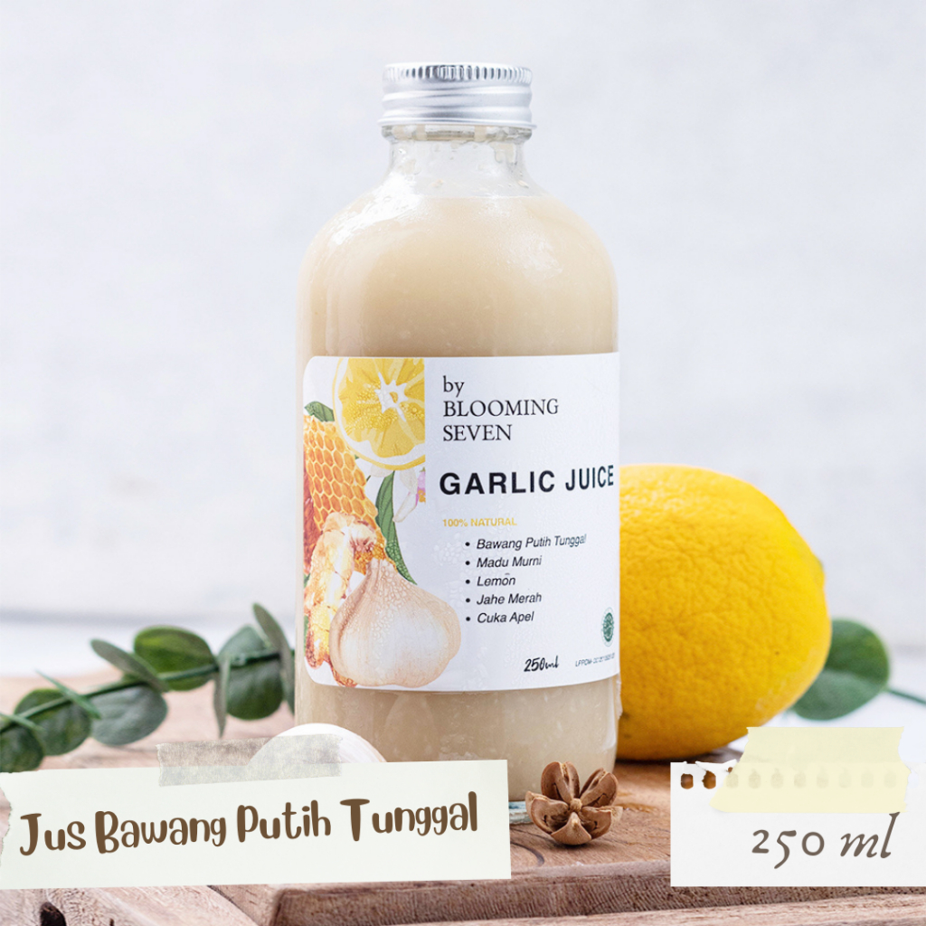 Jual Jus Bawang Putih Tunggal Jahe Lemon Madu / Garlic Juice - 250 ml ...