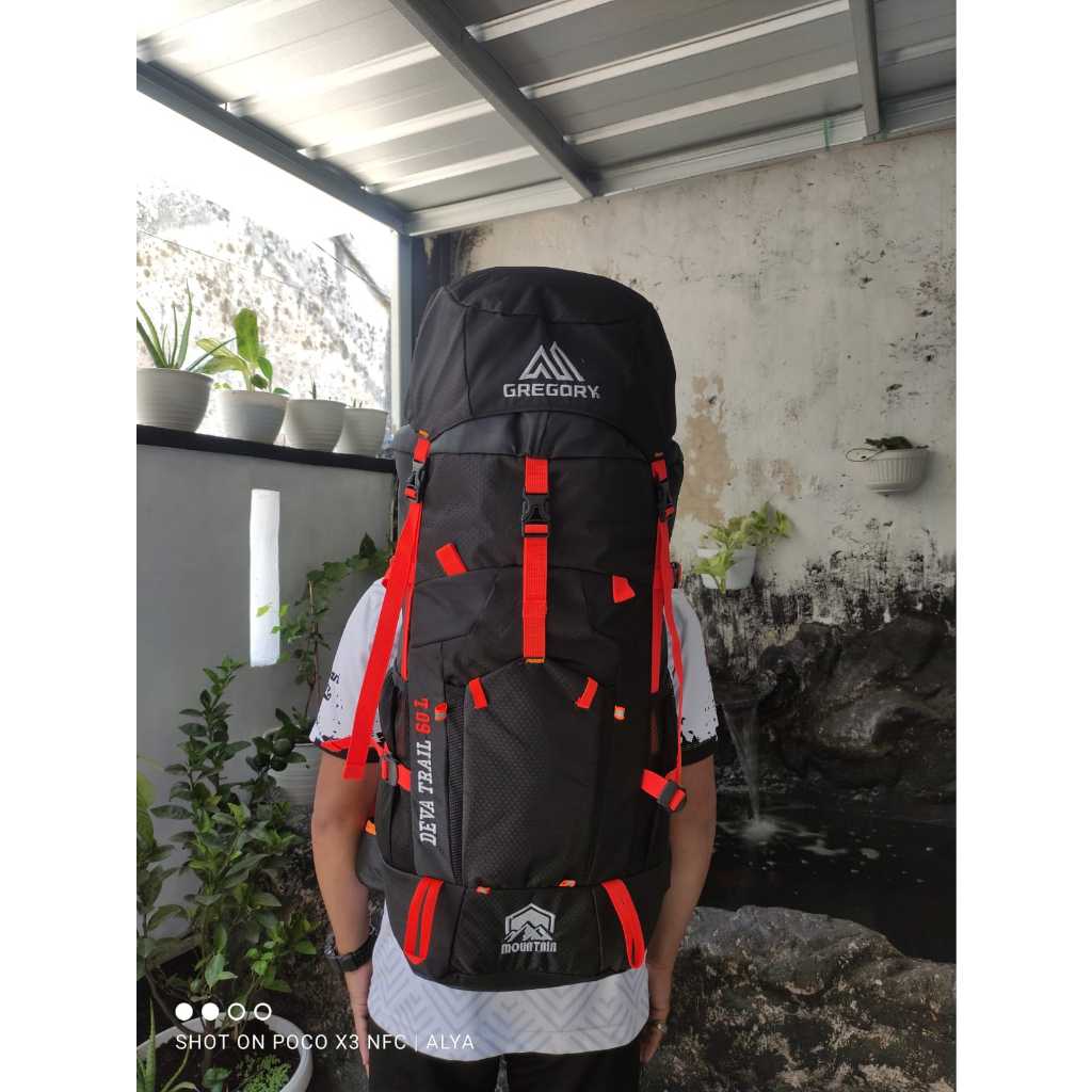Jual tas ransel gunung 60 liter gregory - tas carrier camping - peralatan hiking | Shopee Indonesia
