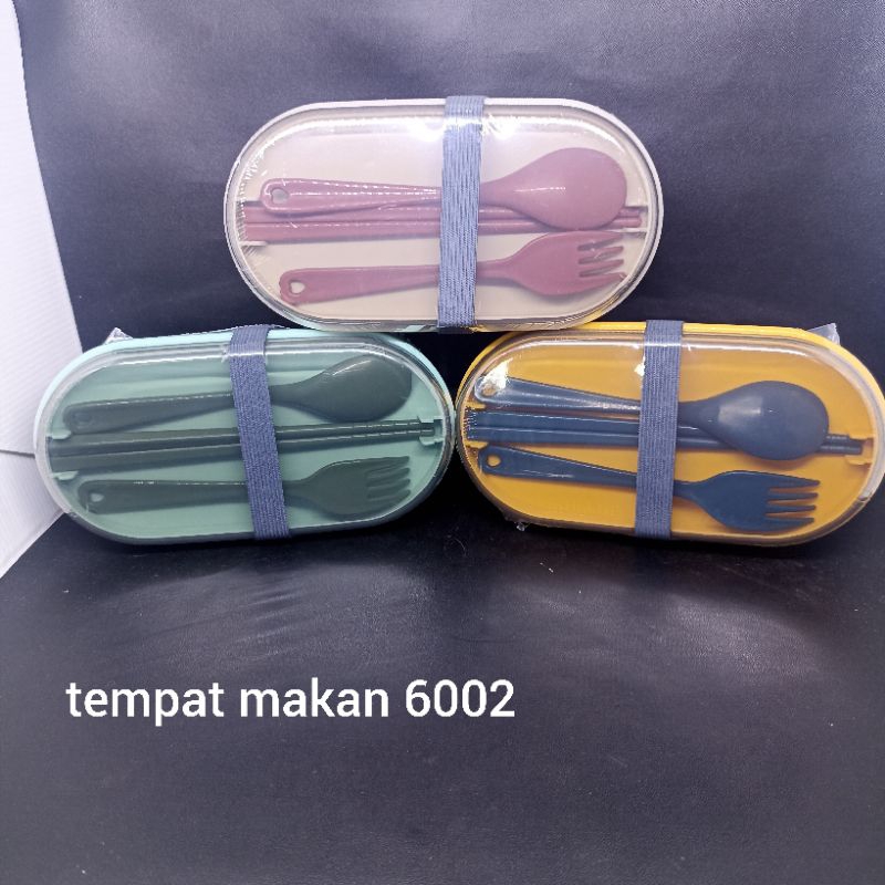 Jual Lunch Box Set Kotak Bekal Makan Jerami Gandum kotak makan Anti Tumpah Free Sendok dan Garpu ...