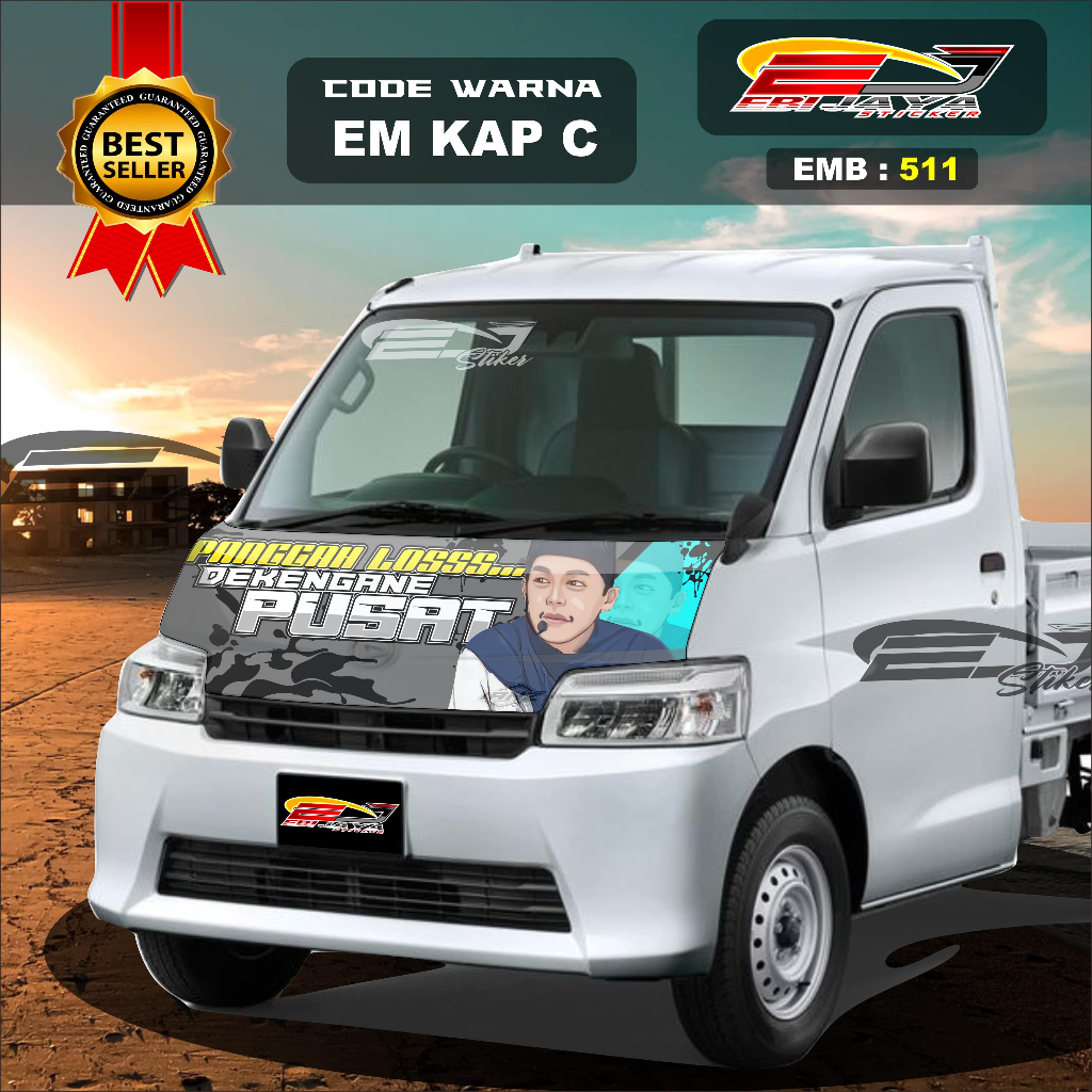 Jual STIKER DECAL KAP DEPAN SEMUA JENIS PICK UP BISA PAKAI-DECAL FUTURA ...