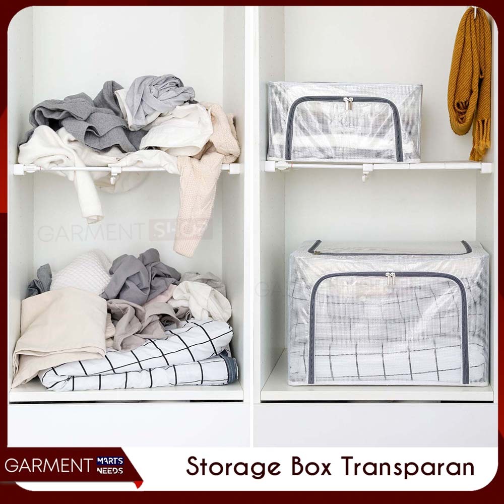 Jual Storage Box Organizer Tempat Penyimpanan Selimut Baju Serbaguna ...