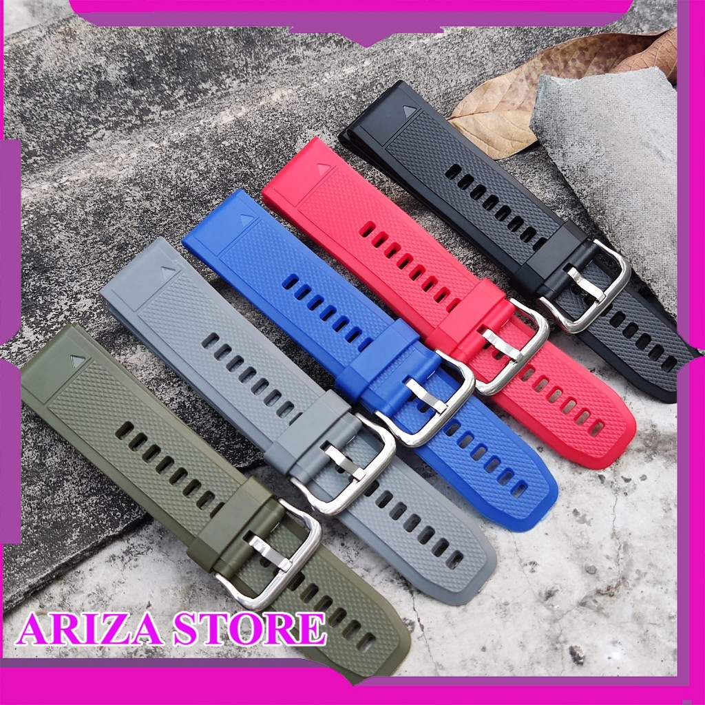 Jual Tali Jam Tangan Karet Rubber Bostanten 24 mm | Shopee Indonesia