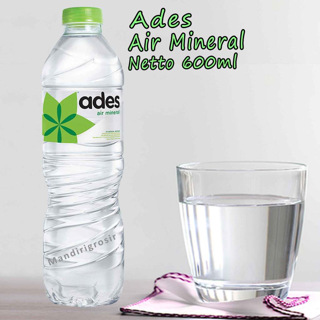 Jual Air Mineral * Ades * Minuman Kemasan Botol * Air Putih * 600ml ...