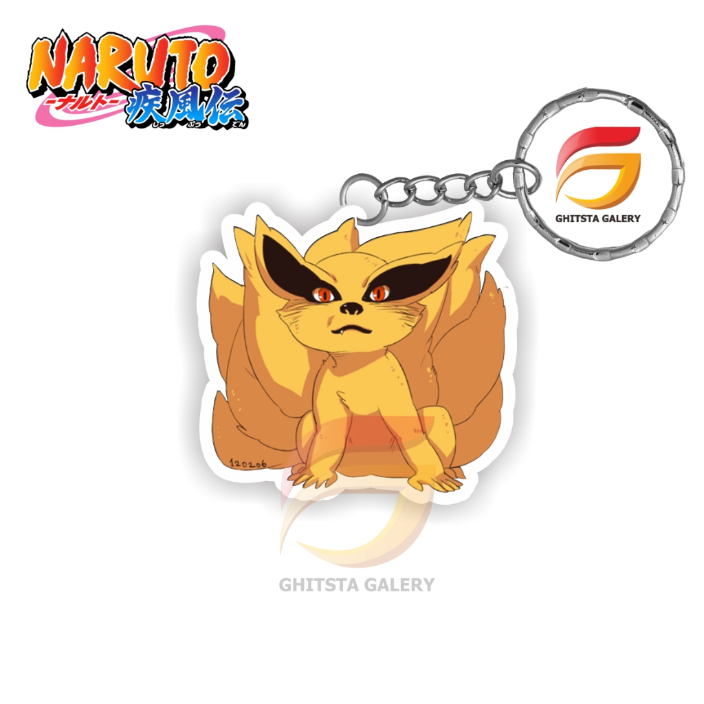 Jual Gantungan Kunci KURAMA - Gantungan Kunci Anime Naruto - Gantungan ...