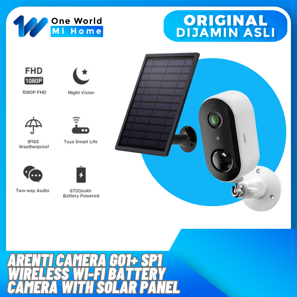Jual Laxihub Arenti Camera GO1+ SP1 Wireless Wi-Fi Battery Camera with ...