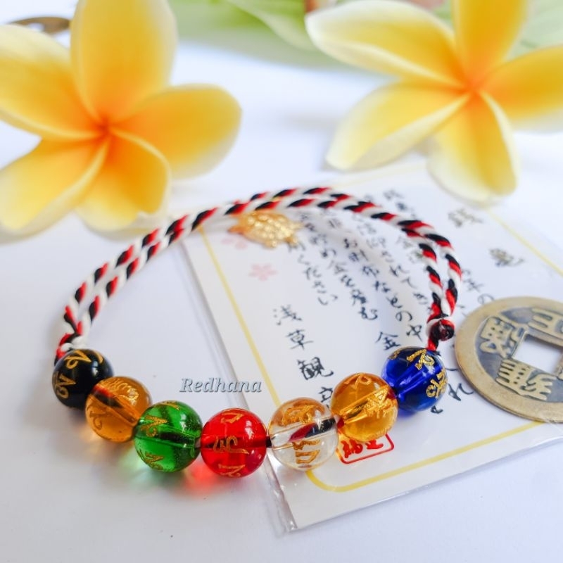 Jual Gelang Tridatu 7 Batu Kristal Tibet Original Khas Bali | Shopee ...