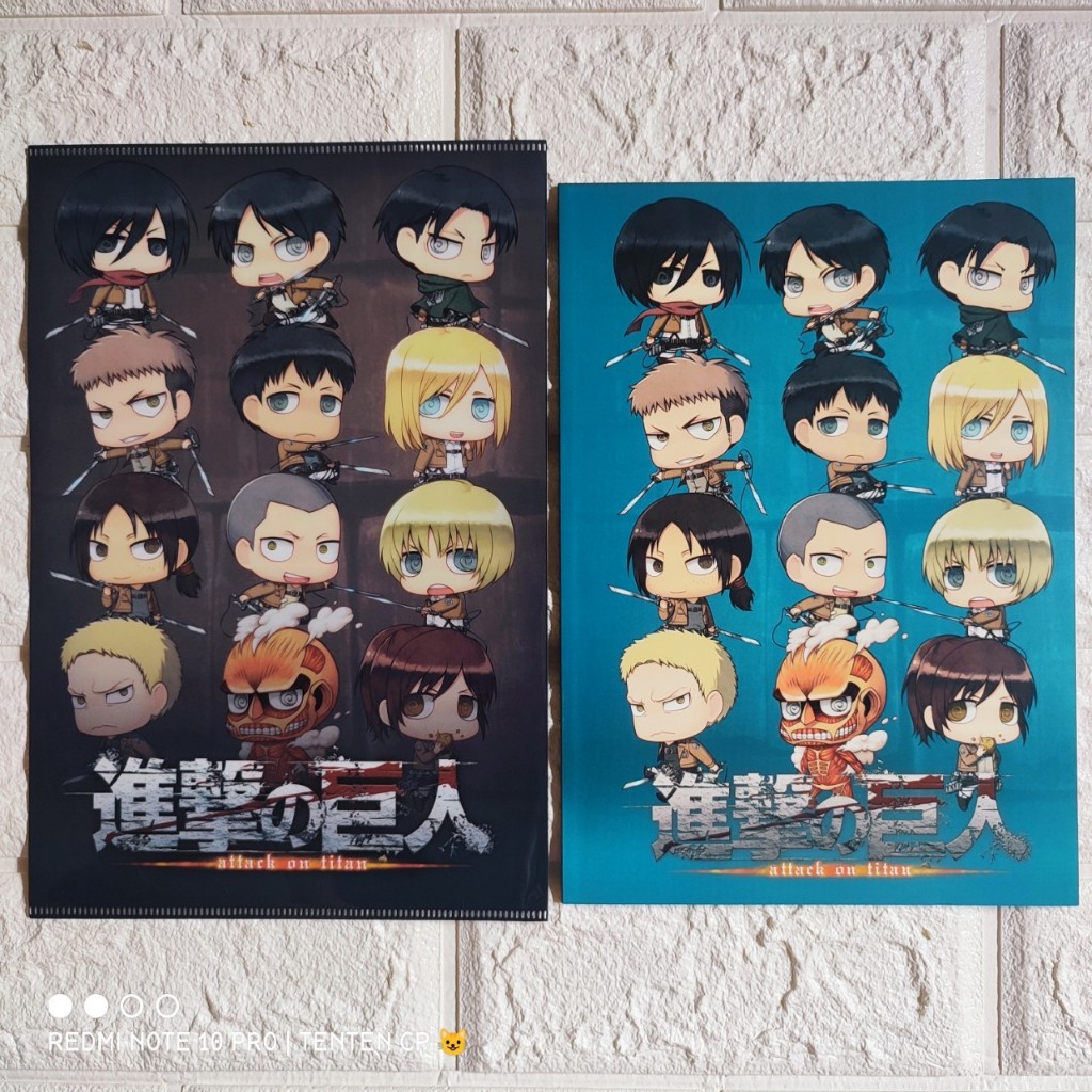 Jual Shingeki No Kyojin Attack On Titan Official Merchandise Clearfile ...