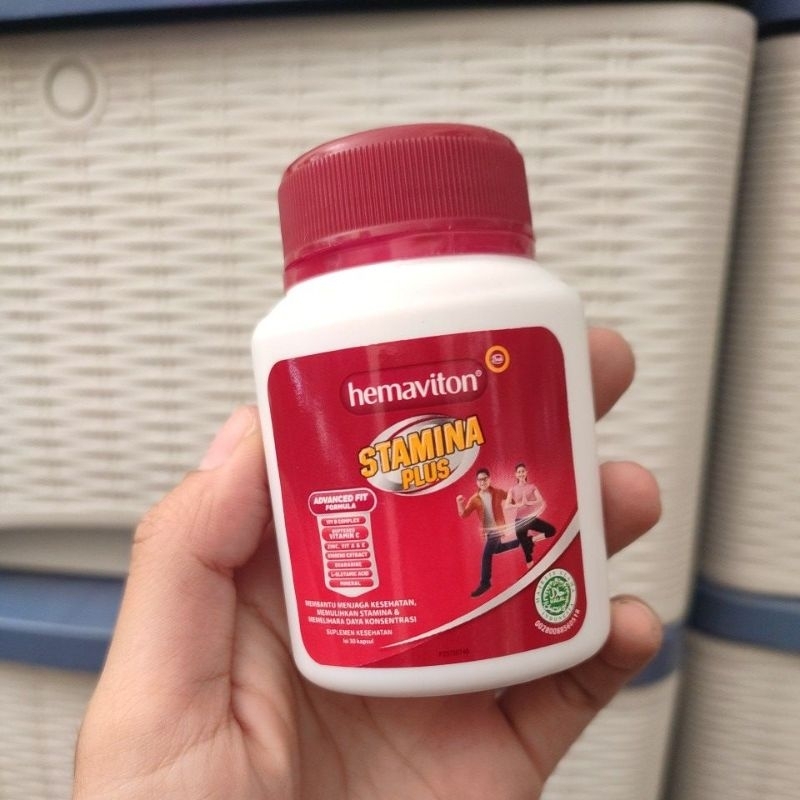 Jual Hemaviton Stamina Plus botol 30 kapsul pria dan wanita | Shopee ...